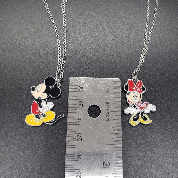 Hand Crafted | Jewelry | Mickey Minnie Mouse Necklace Set | Poshmark